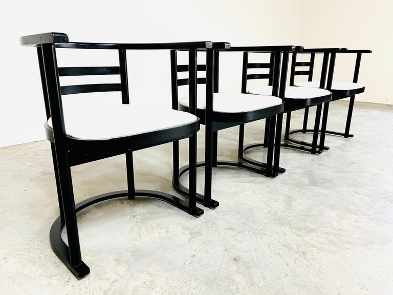 4 John R. Eckel Jr. Bauhaus Style Dining Or Game Chairs Circa 1960 ...
