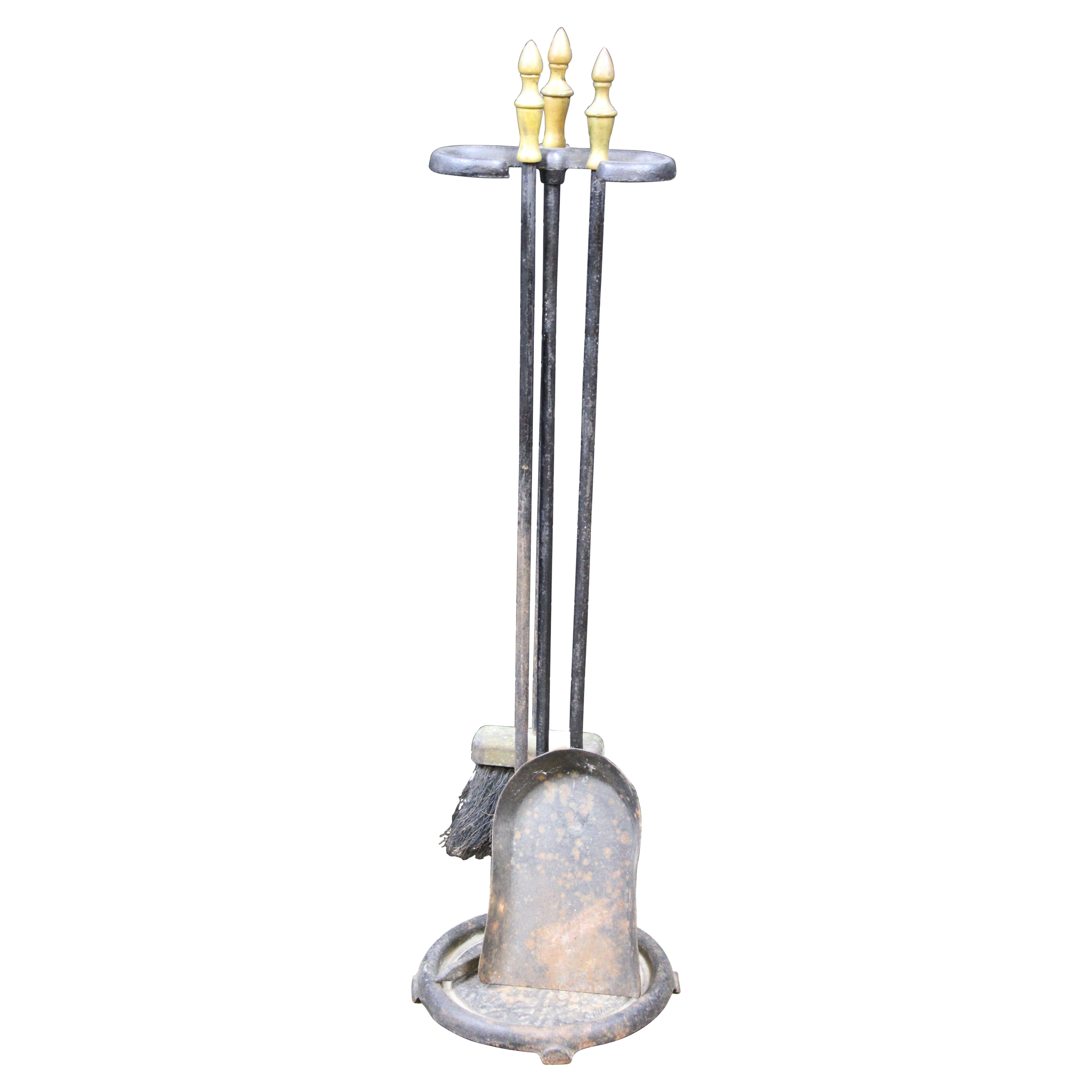 Large Antique Cast Iron Fire Back, Heavy Fire Plate, Fireplace, circa ...