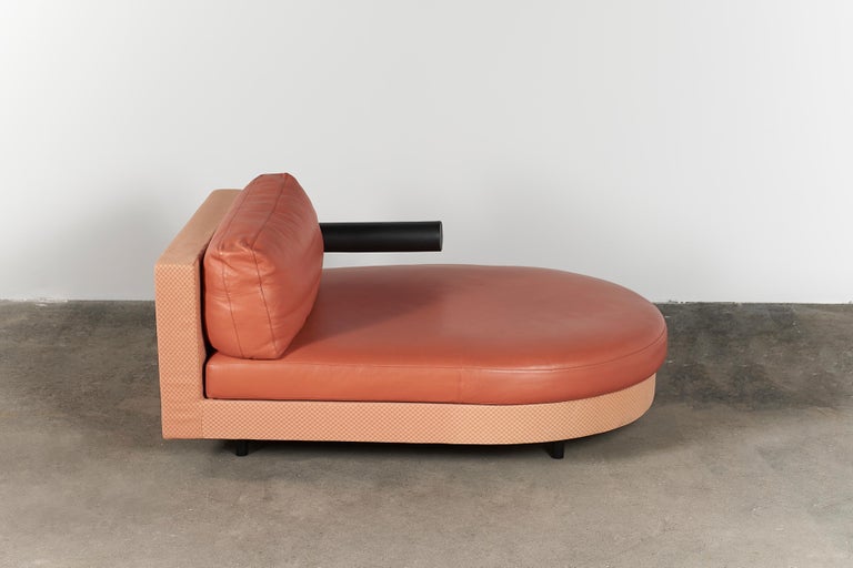 4-Piece "Sity" Sectional Sofa in Terracotta Leather by Citterio for B&B ...