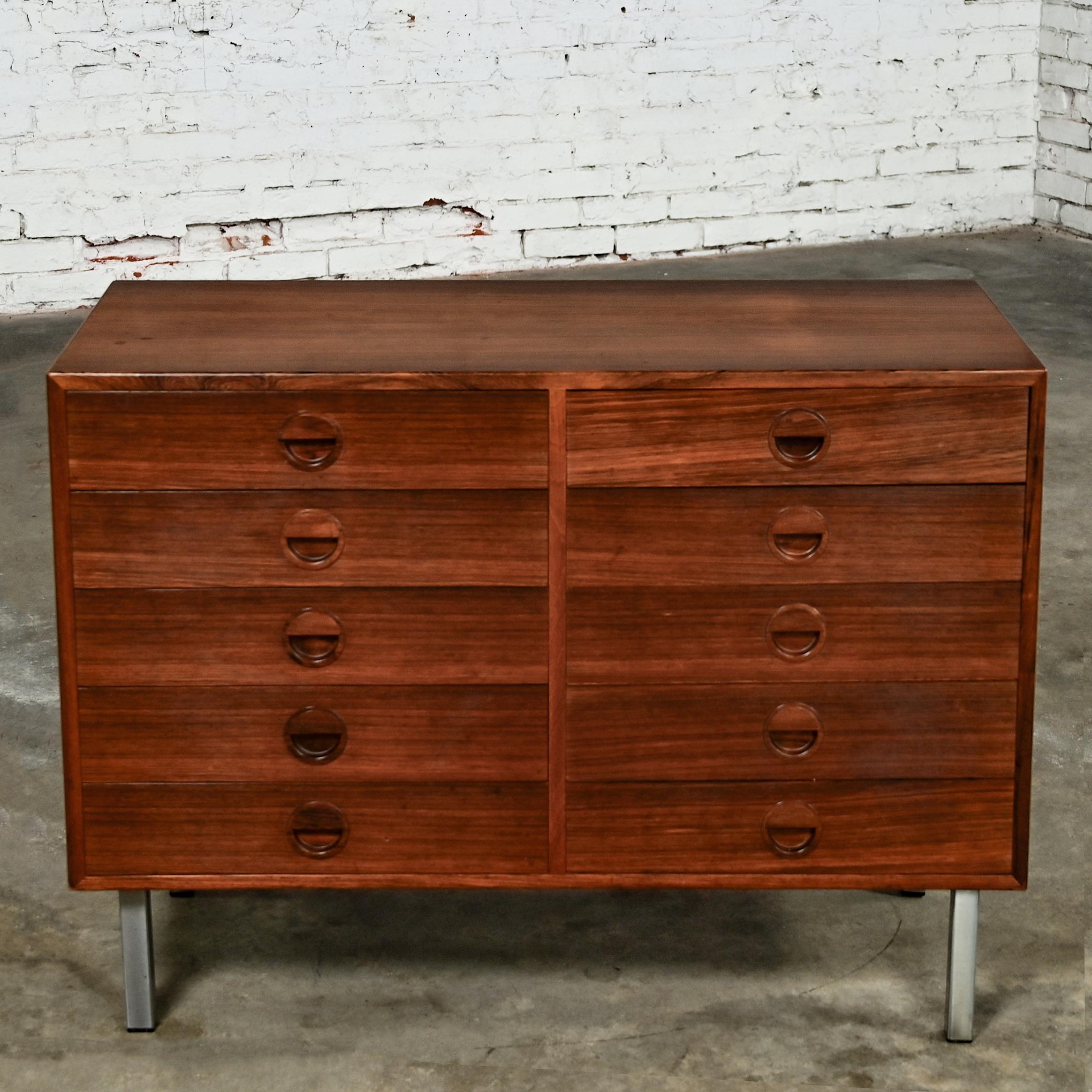 4 Scandinavian Modern Rosewood Cabinets by Rud Thygesen and Johnny ...