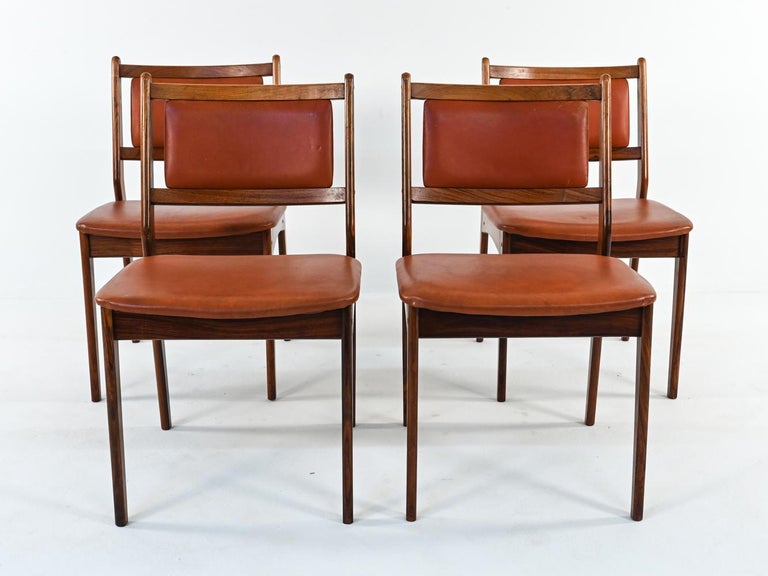 (4) Spøttrup Rosewood Danish Mid-Century Dining Chairs, c. 1960's For ...