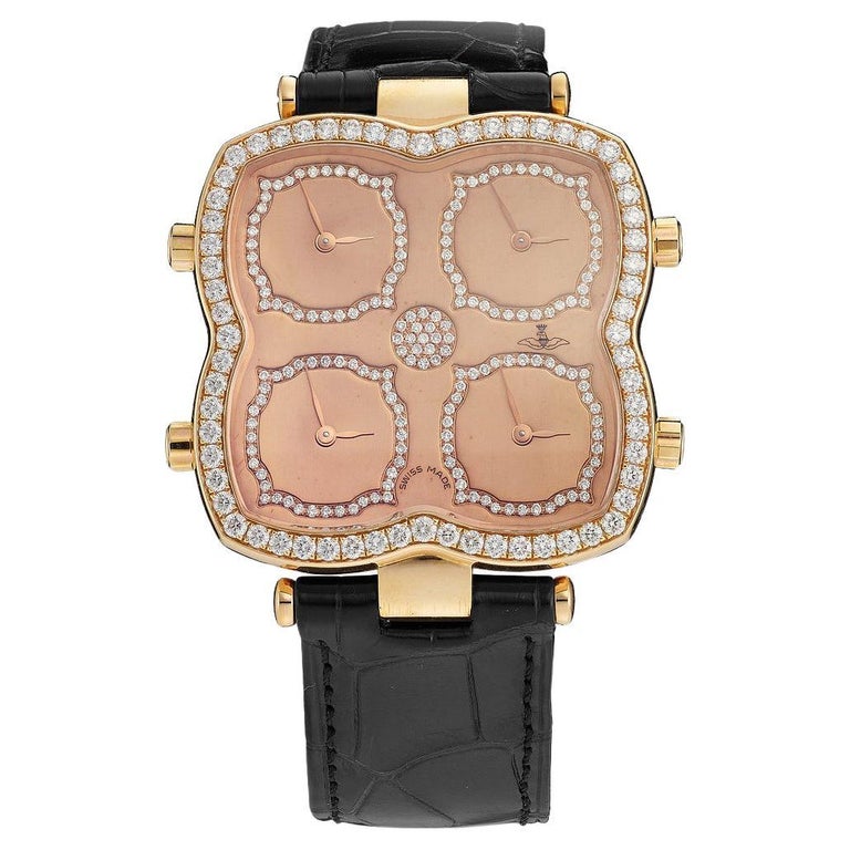 4 Time Zone Watch For Sale at 1stDibs