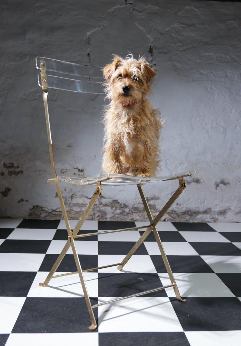 4 Vintage Folding Chairs Yonel Lebovici and Bernard Berthet for Marais ...
