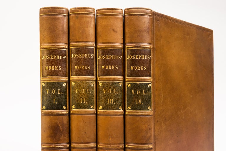 4 Volumes, Flavuis Josephus, the Works of Flavius Josephus at 1stDibs