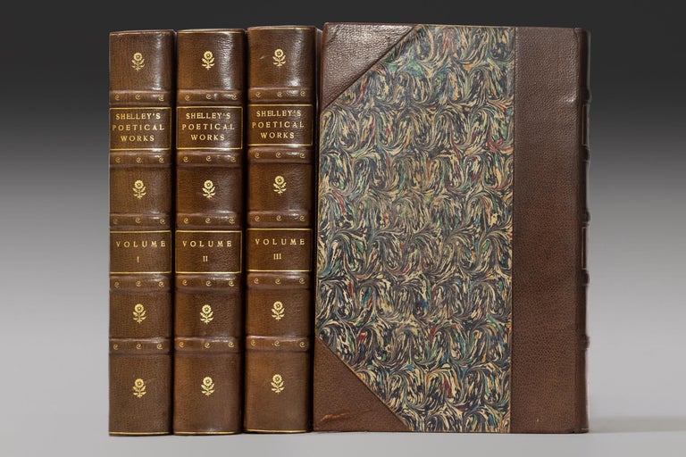 4 Volumes, Percy Bysshe Shelley, the Complete Poetical Works of Percy ...
