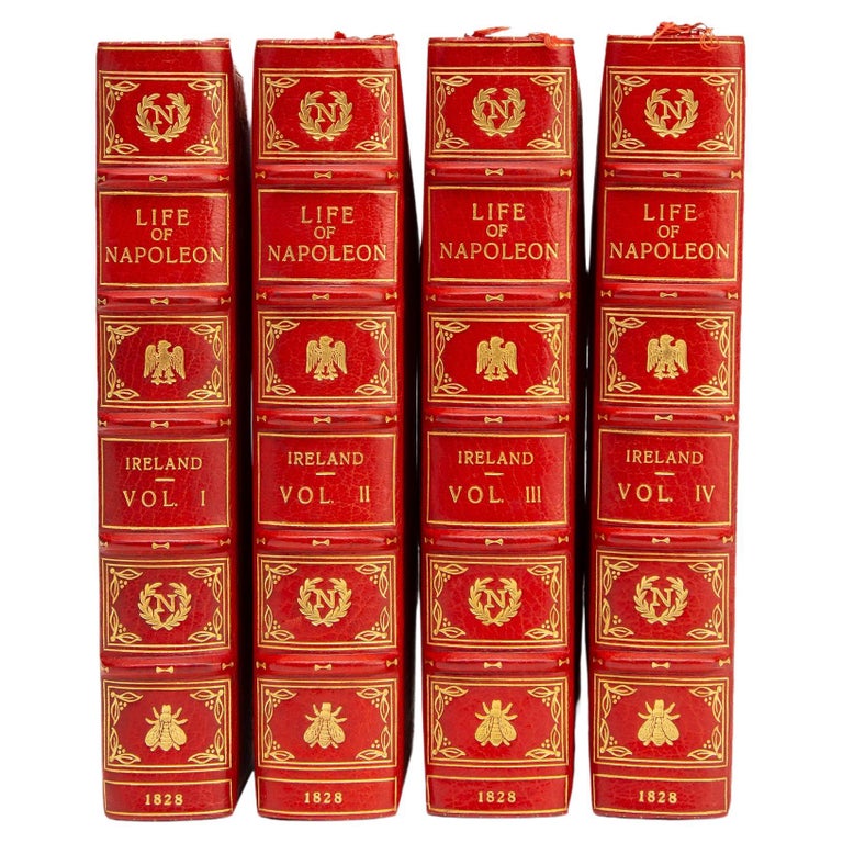 4 Volumes, W.H. Ireland, The Life of Napoleon Bonaparte For Sale at 1stDibs