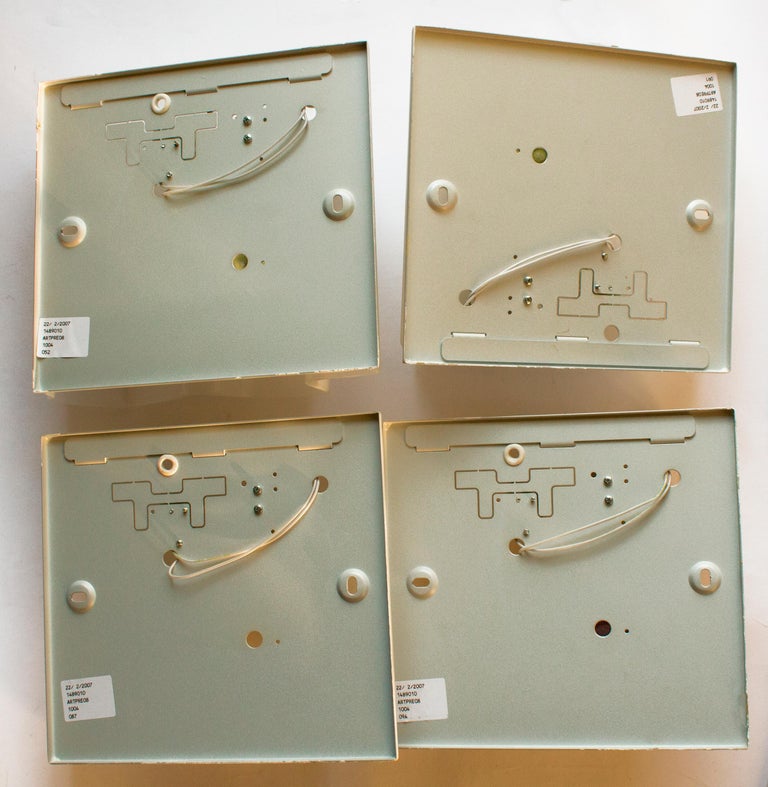 4 Wallscones "Logico Mini", by Gerhard Reichert and Michele De Lucchi ...