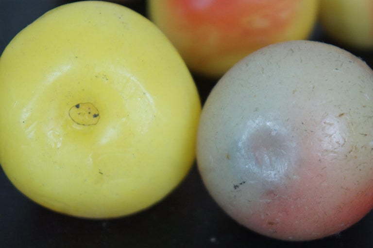 40 Antique Assorted Artificial Fake Faux Wax Fruit Centerpiece Display ...