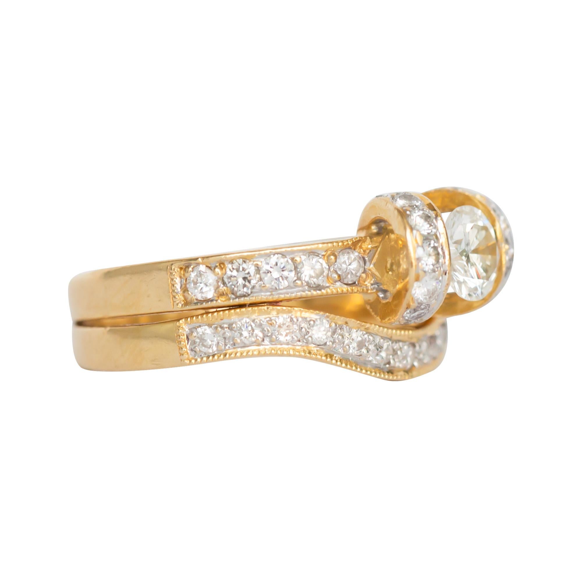 .40 Carat Diamond Yellow Gold Engagement Ring For Sale at 1stDibs | 40 ...