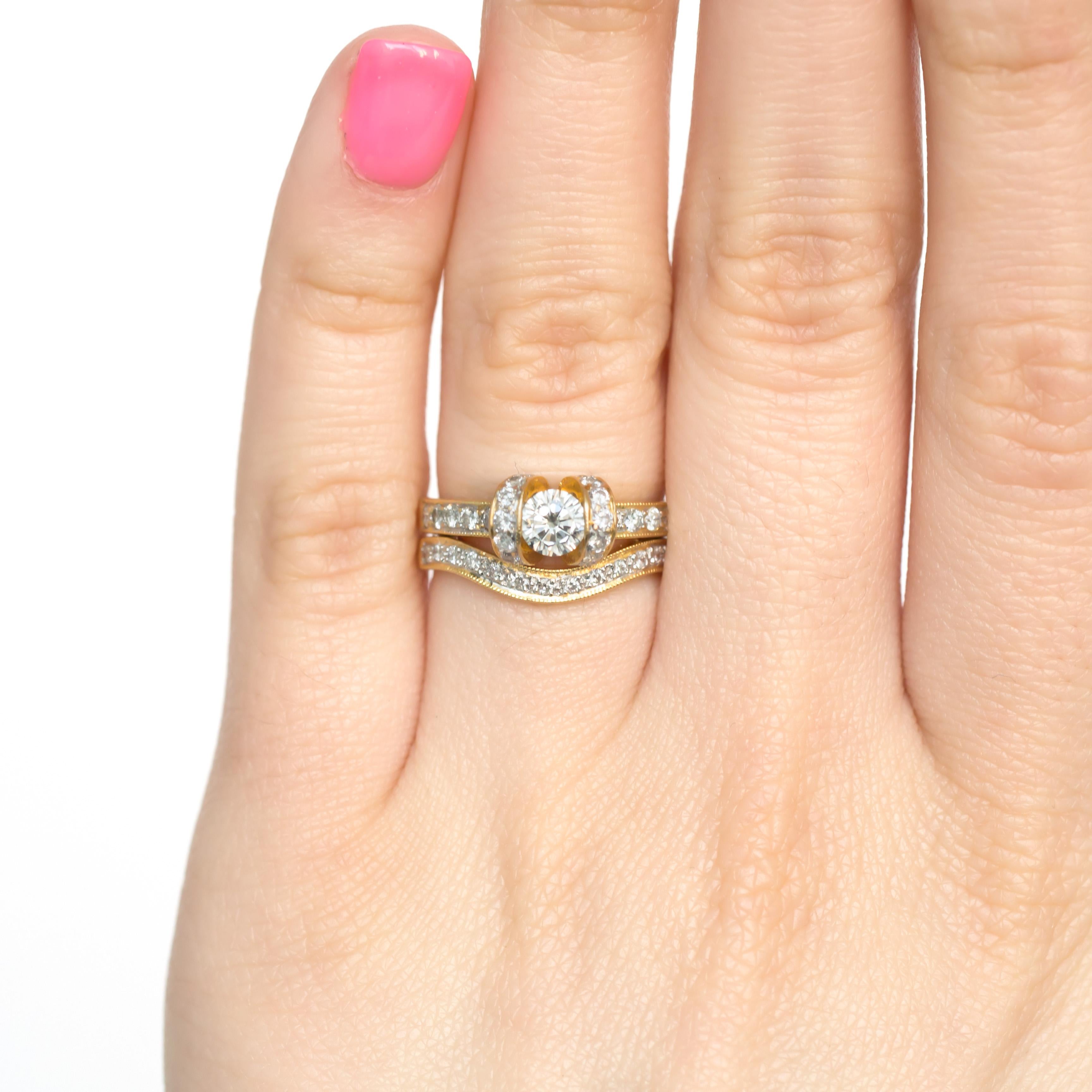 .40 Carat Diamond Yellow Gold Engagement Ring For Sale at 1stDibs | 40 ...