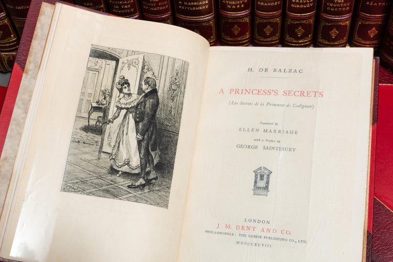 40 Volumes, Honoré de Balzac, The Complete Works For Sale at 1stDibs