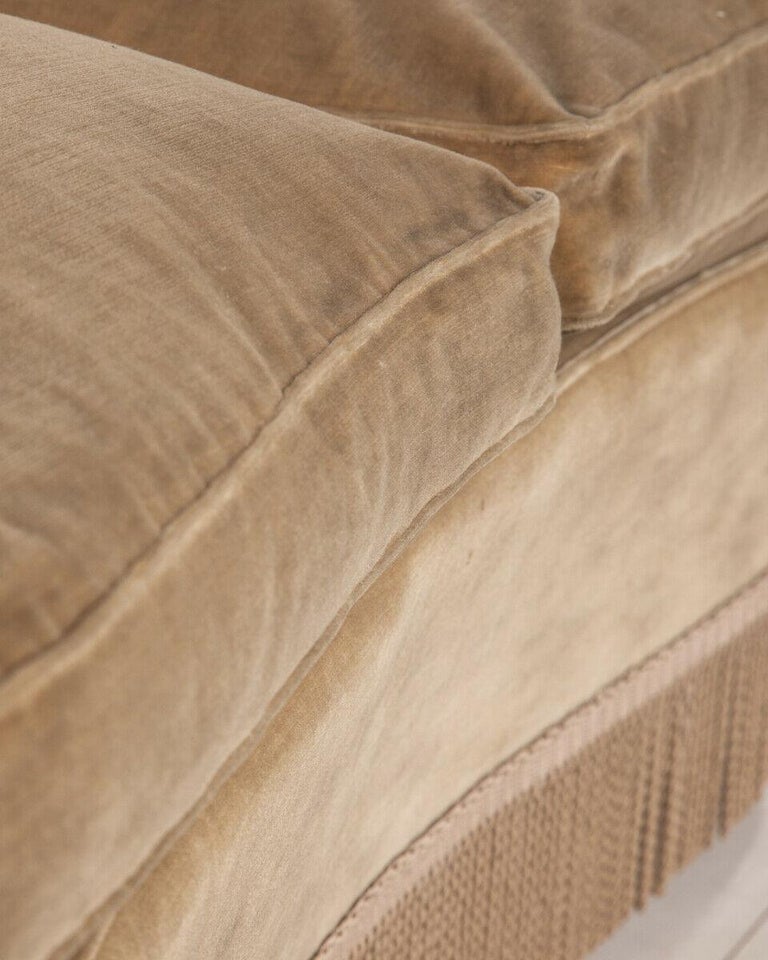 40's Vintage Velvet Sofa in Gio Ponti Design for Casa Giardino at 1stDibs