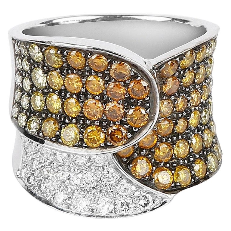 4.1 Carat Natural Fancy Colored Canary, Green and Brown Color Diamond ...