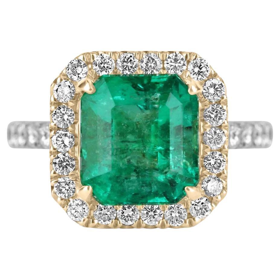 French Napoleon 3 1850s Emerald Diamond Duchess Ring at 1stDibs ...