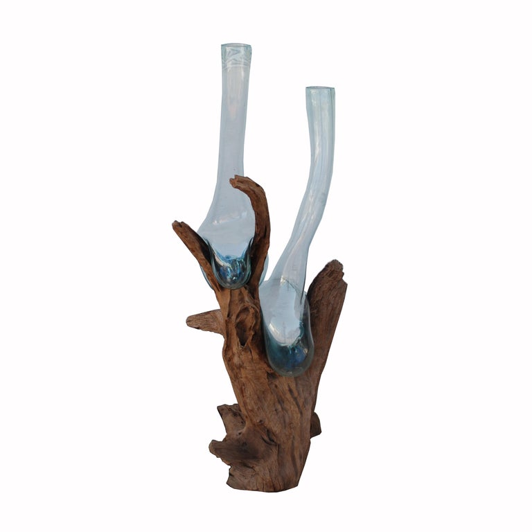 Teak Root Vase / Sculpture For Sale at 1stDibs