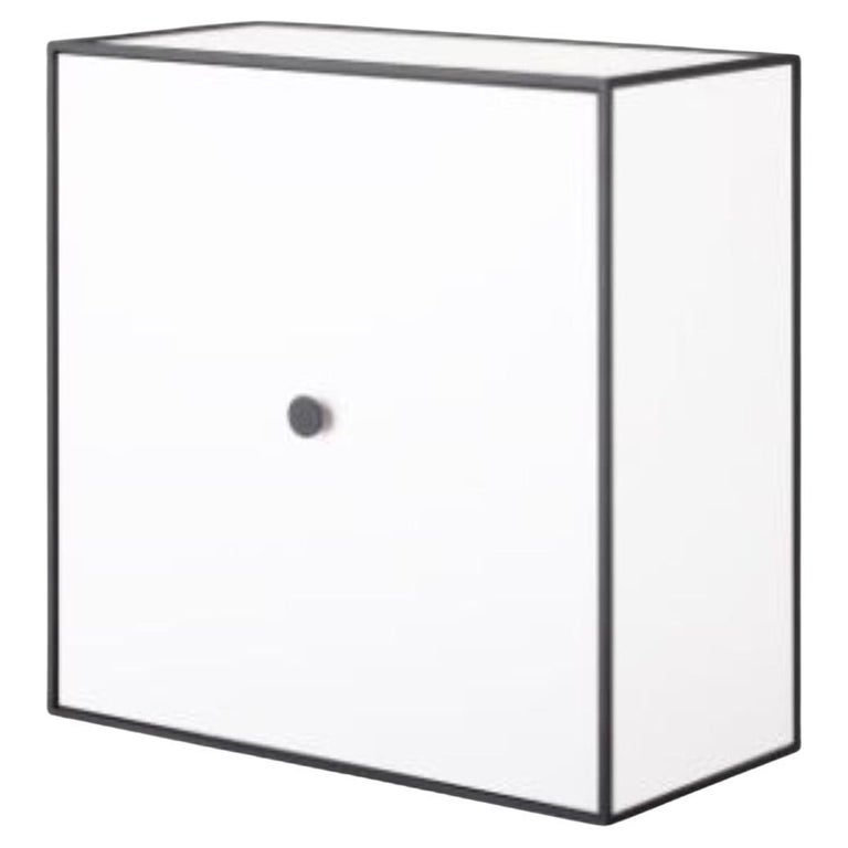 42 White Frame Box with Door by Lassen For Sale at 1stDibs