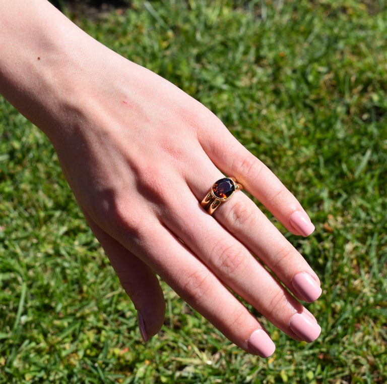 Brown Zircon Wide Shank Cocktail Ring, Lynn Kathyrn Miller, Lynn K ...
