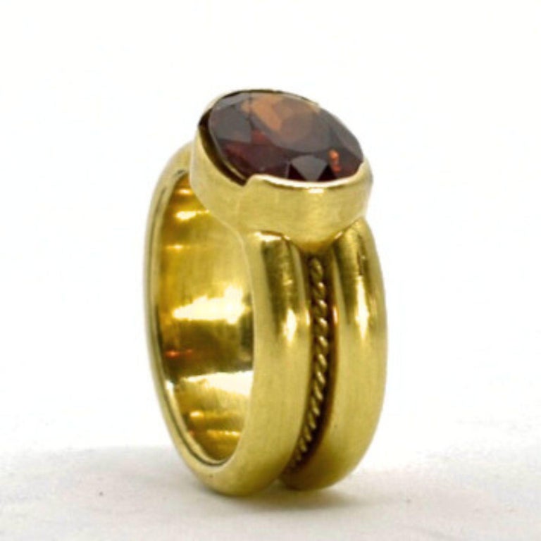 Brown Zircon Wide Shank Cocktail Ring, Lynn Kathyrn Miller, Lynn K ...