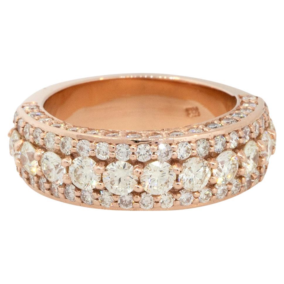 Bezel Set Diamond Band For Sale at 1stDibs