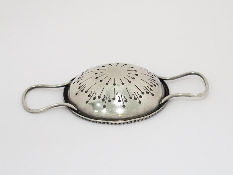 Sterling Silver Whiting Antique Tea Infuser For Sale at 1stDibs