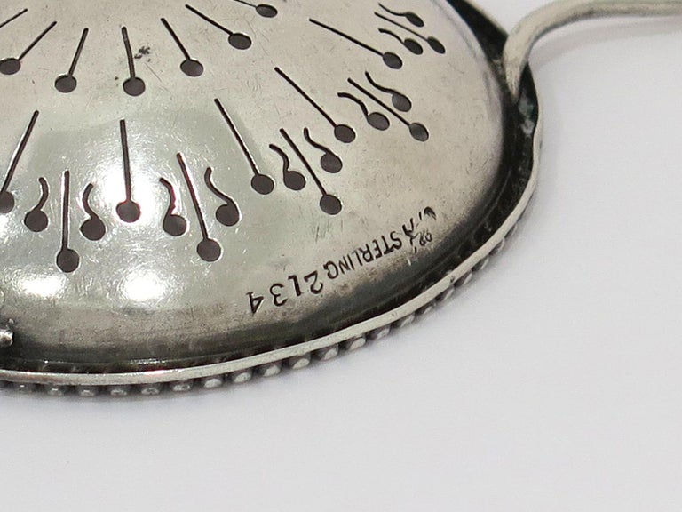 Sterling Silver Whiting Antique Tea Infuser For Sale at 1stDibs