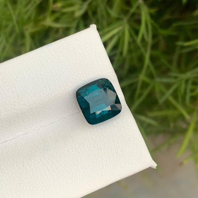 4.35 Carat Natural Rich Blue Color Indicolite Tourmaline from Afghan ...