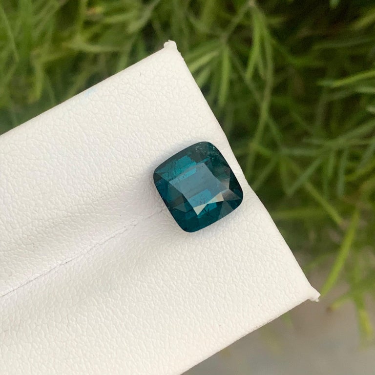 4.35 Carat Natural Rich Blue Color Indicolite Tourmaline from Afghan ...
