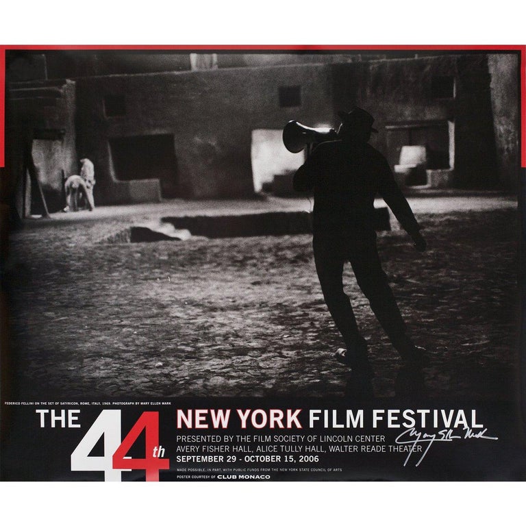 "44th New York Film Festival" 2006 U.S. Poster Signed For Sale at 1stDibs