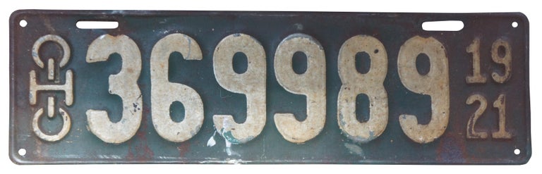 45 Antique Vintage Ohio License Plates Car Truck Trailer Auto Pair ...