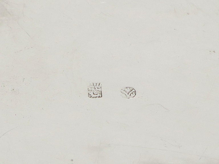 European Silver Antique German Hanau Tavern Scene Oval Box For Sale at ...