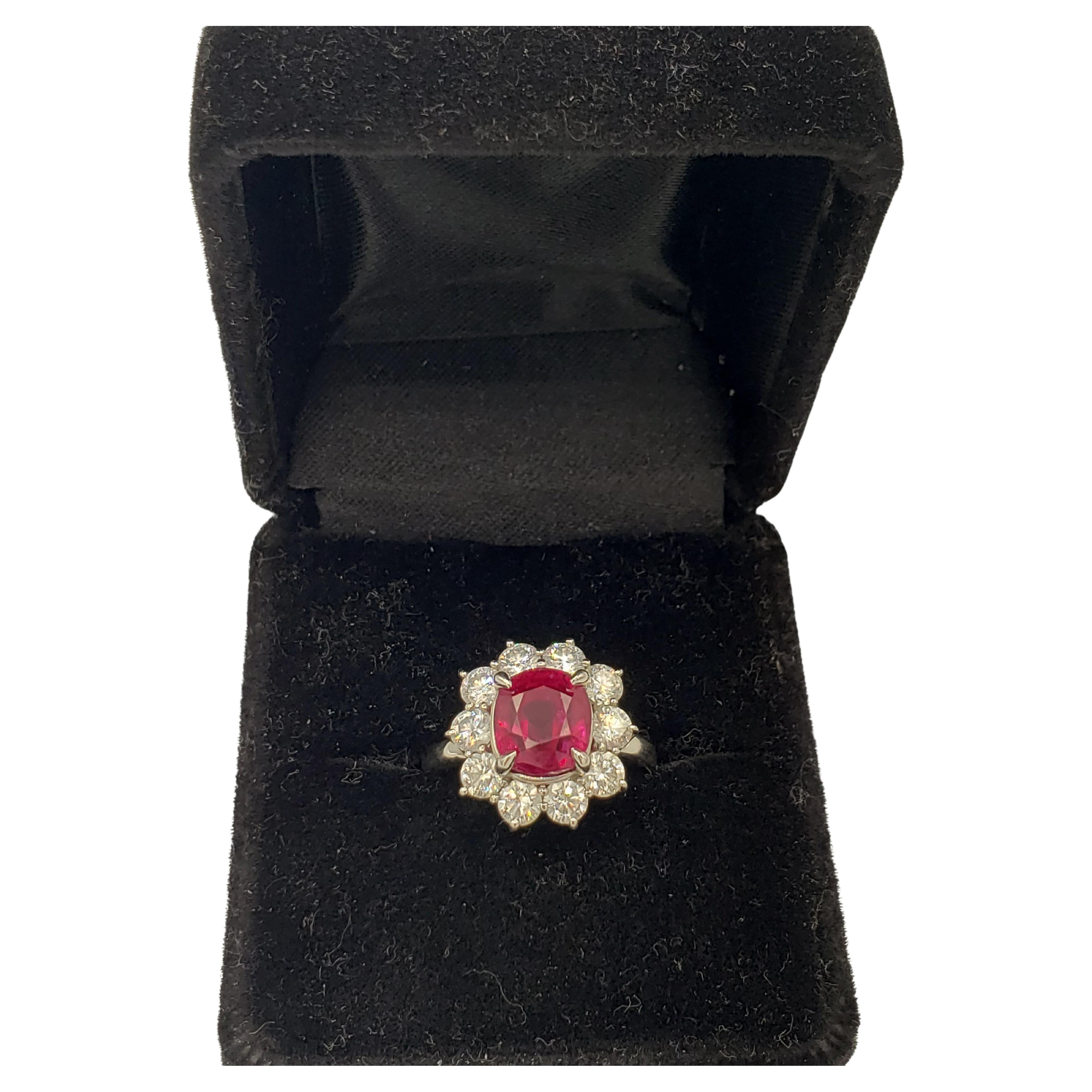 3.78 Carat GIA Certified Unheated Burmese "Mogok" Ruby Cabochon at 1stDibs