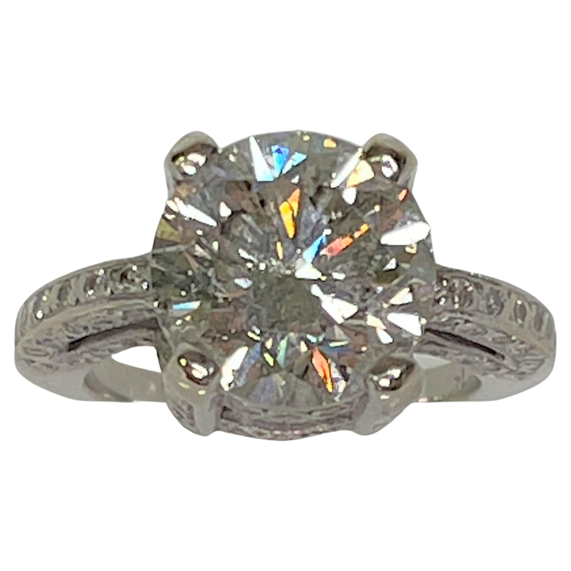 1.34 Carat Diamond Engagement Ring For Sale at 1stDibs | 1.34 carat ...