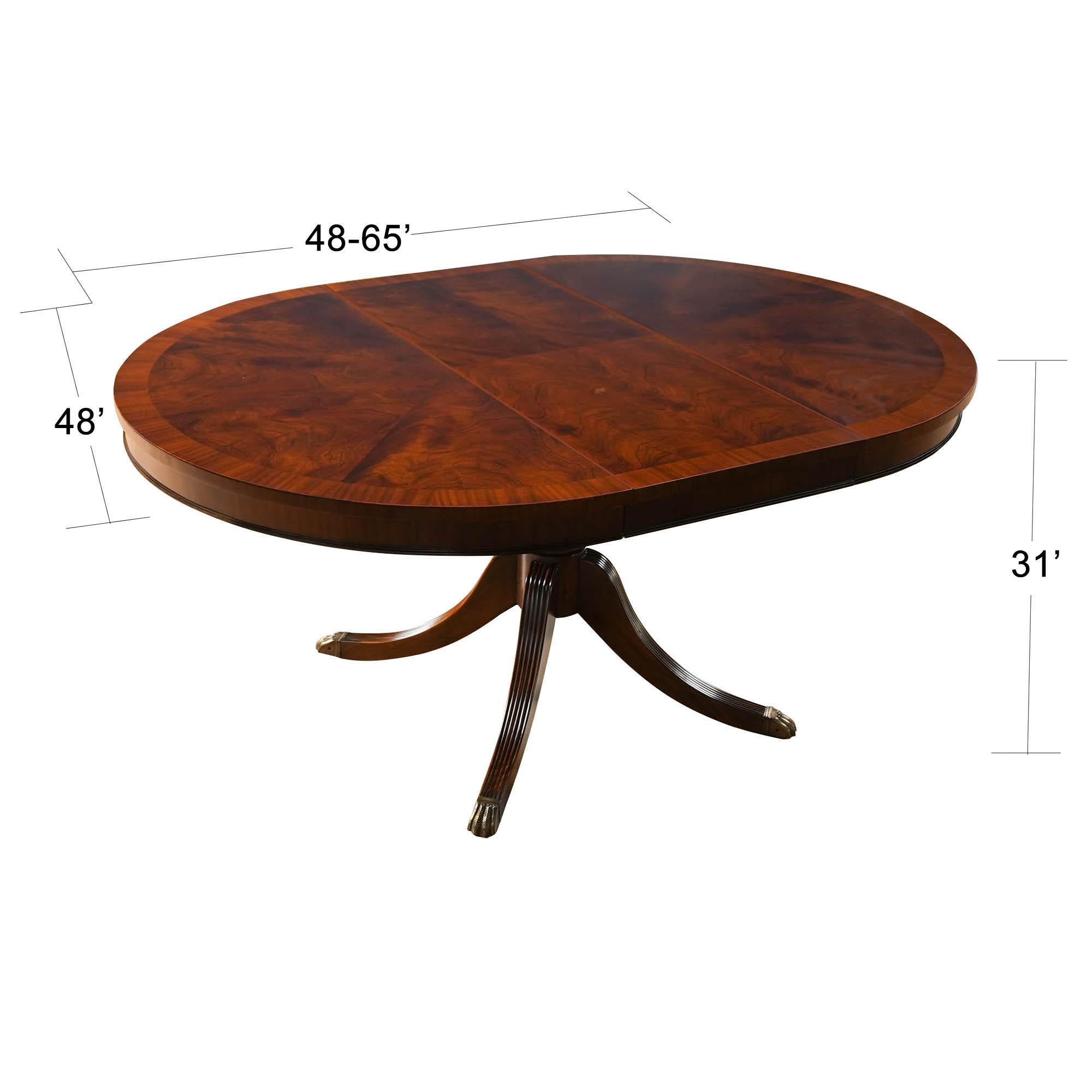 48″ Round Dining Table For Sale at 1stDibs | 48 round table