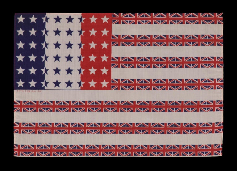 48 Star "Franco-anglo-american" Parade Flag Designed by Albert Hewitt ...
