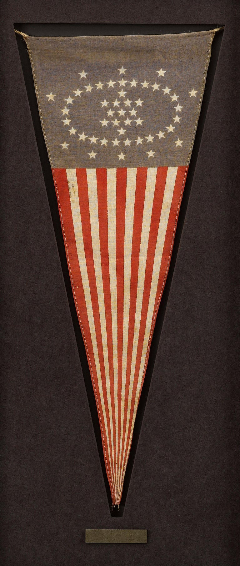 48-Star Whipple Patent Parade Pennant, circa 1915 at 1stDibs