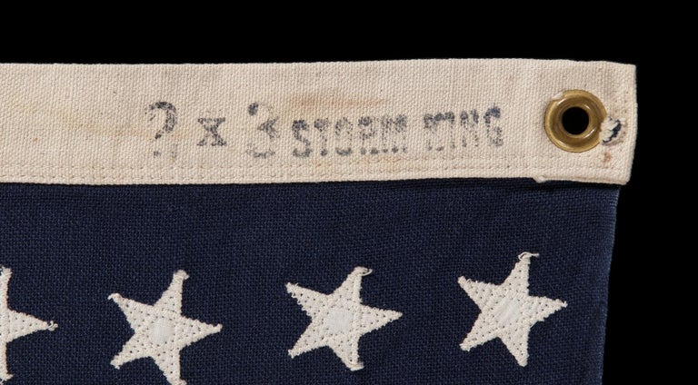 48 Stars on a Small-Scale Flag , Signed "Storm King" at 1stDibs | storm ...