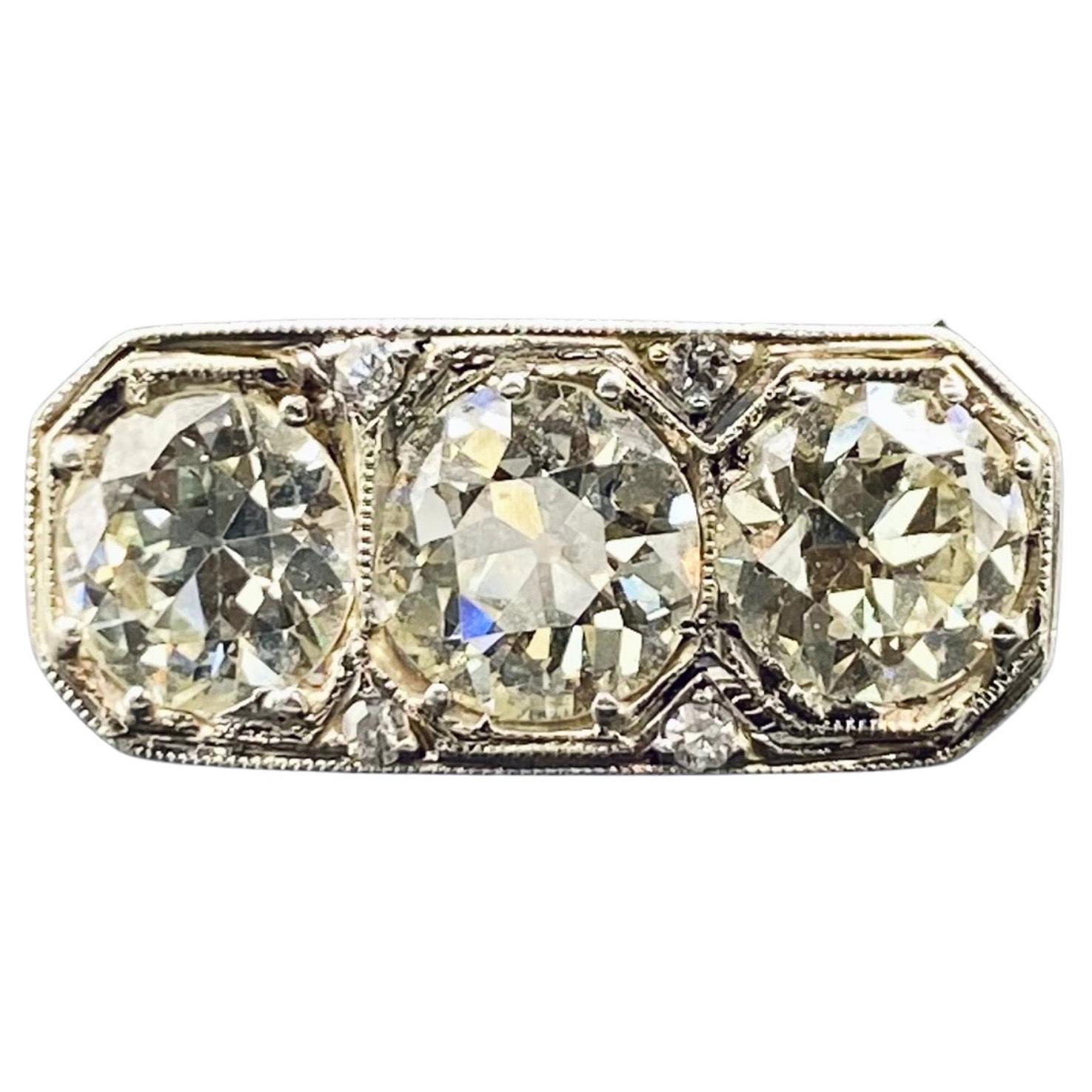 Rare 5-Stone Art Deco Old European Cut Diamond Platinum Ring at 1stDibs ...