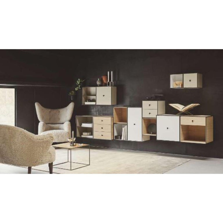 49 Black Ash Frame Box with 1 Drawer by Lassen For Sale at 1stDibs