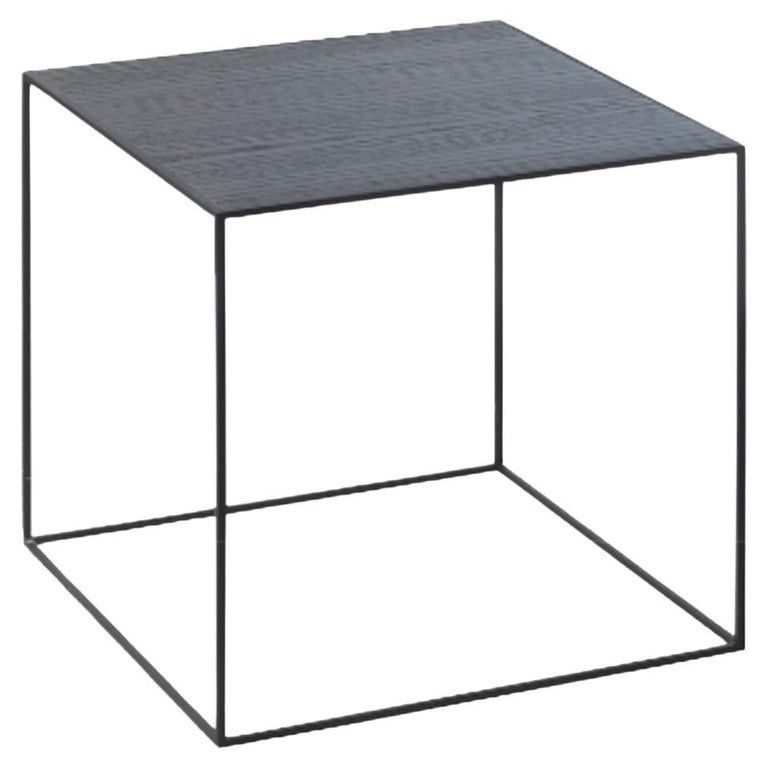 49 Black Ash Twin Table by Lassen For Sale at 1stDibs