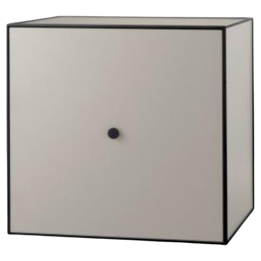 49 Light Grey Frame Box with Door / Shelf by Lassen For Sale at 1stDibs