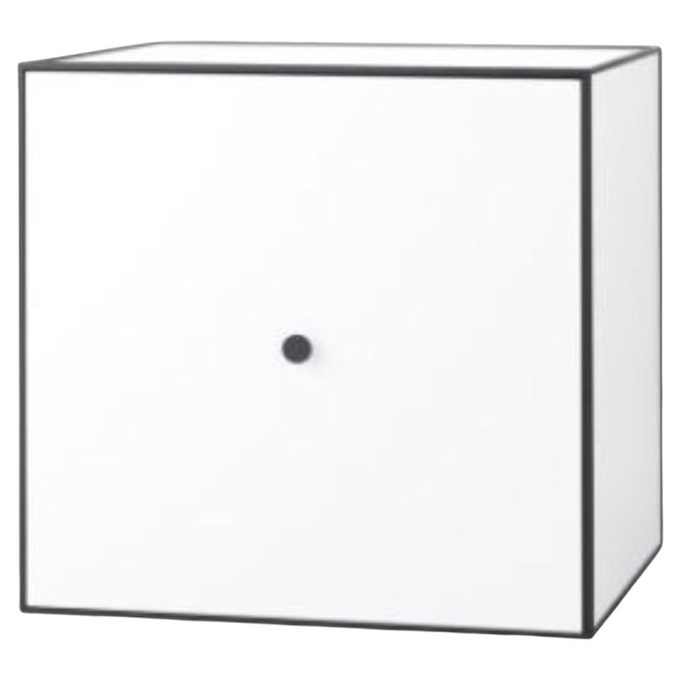 49 White Frame Box With Door / Shelf by Lassen For Sale at 1stDibs