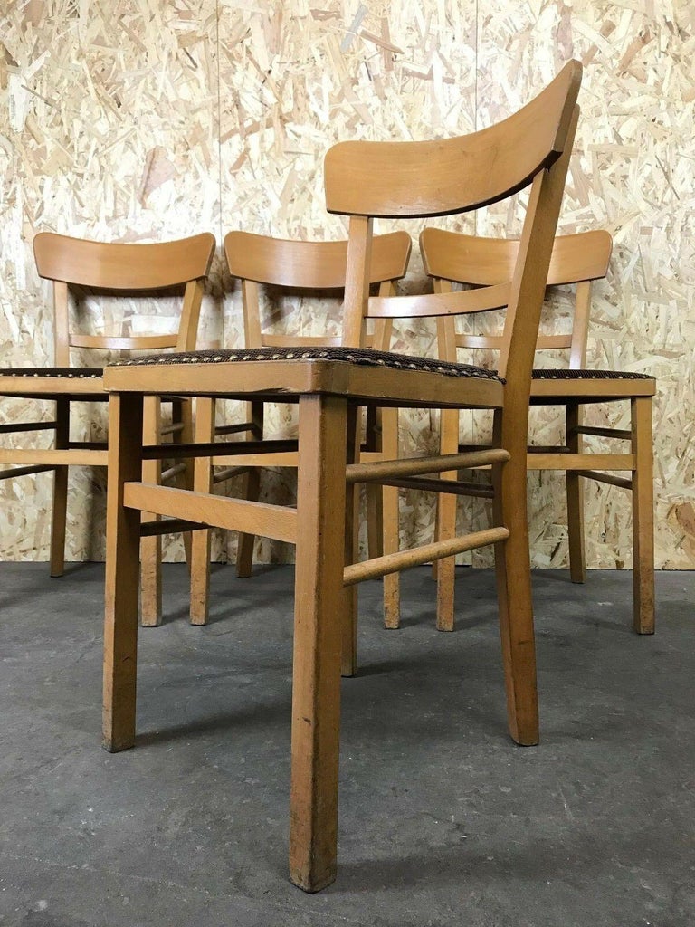 4x 50s 60s chair chairs Frankfurt chair Bauhaus Mid Century Design For ...