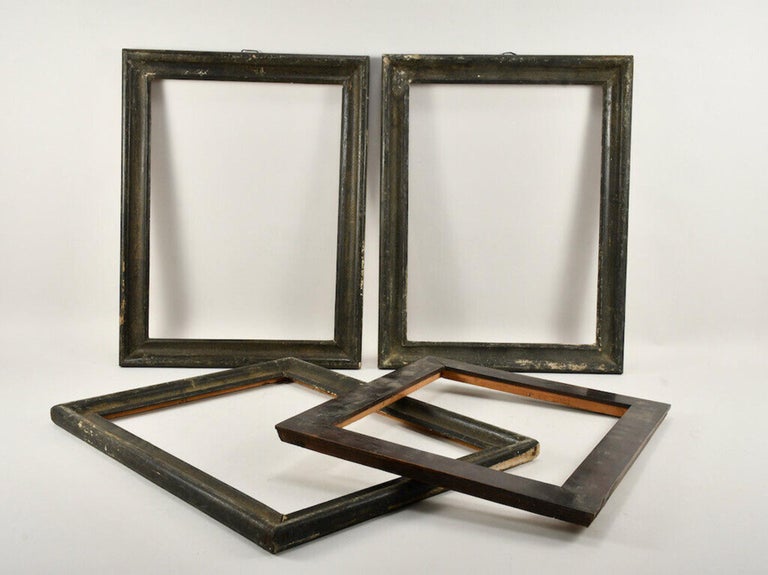 4x Antique Wooden Frames, 1x from the 19th Century, 1g09 For Sale at ...