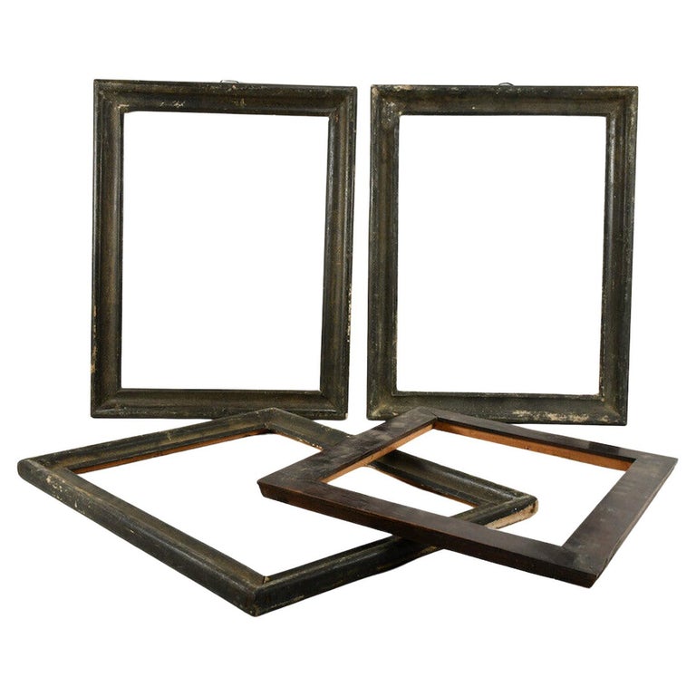 4x Antique Wooden Frames, 1x from the 19th Century, 1g09 For Sale at ...