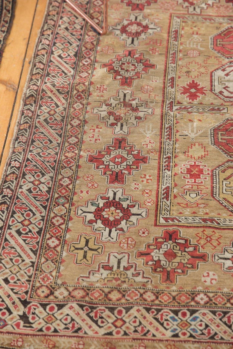 Antique Caucasian Square Rug For Sale at 1stDibs