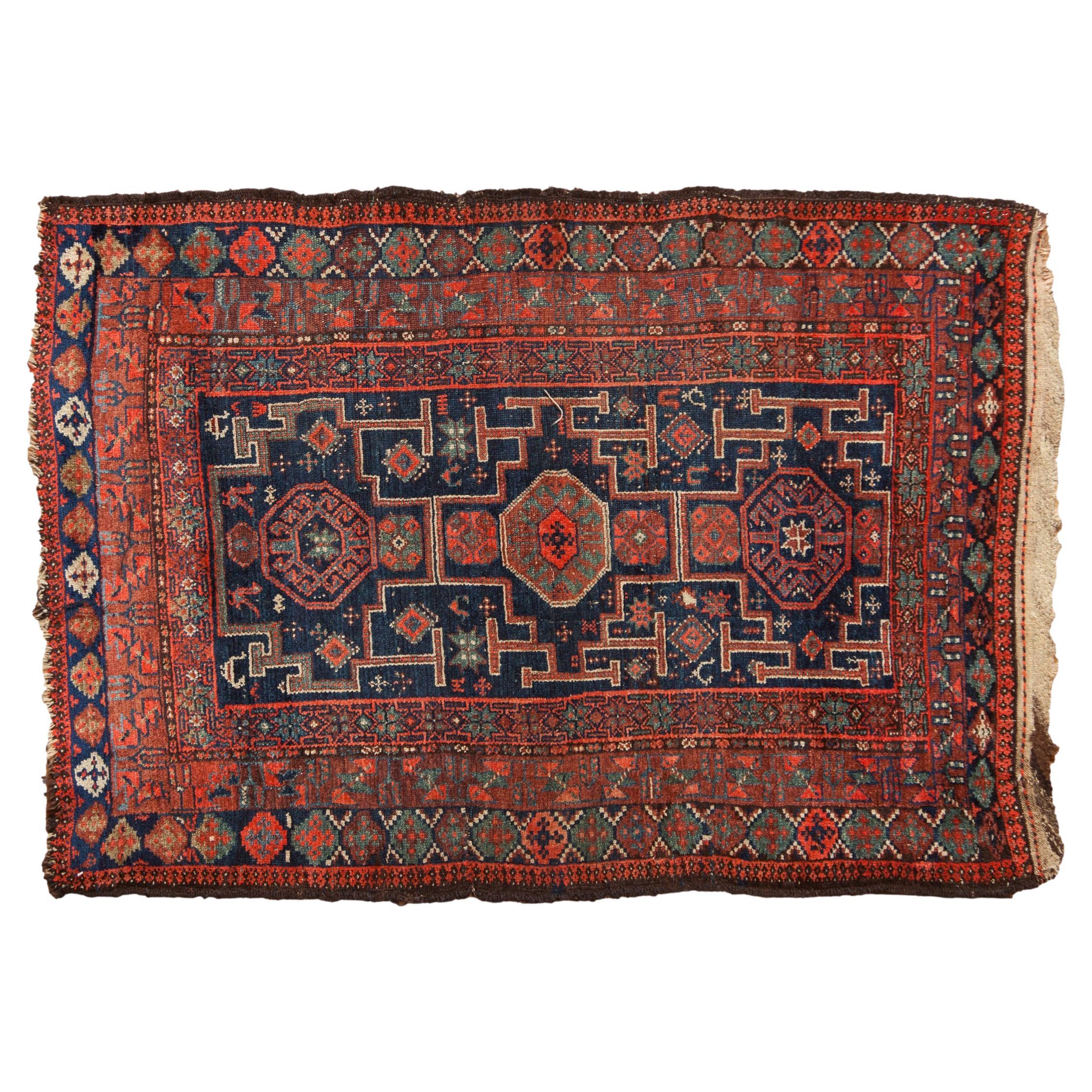 Vintage Kurd Rug For Sale at 1stDibs