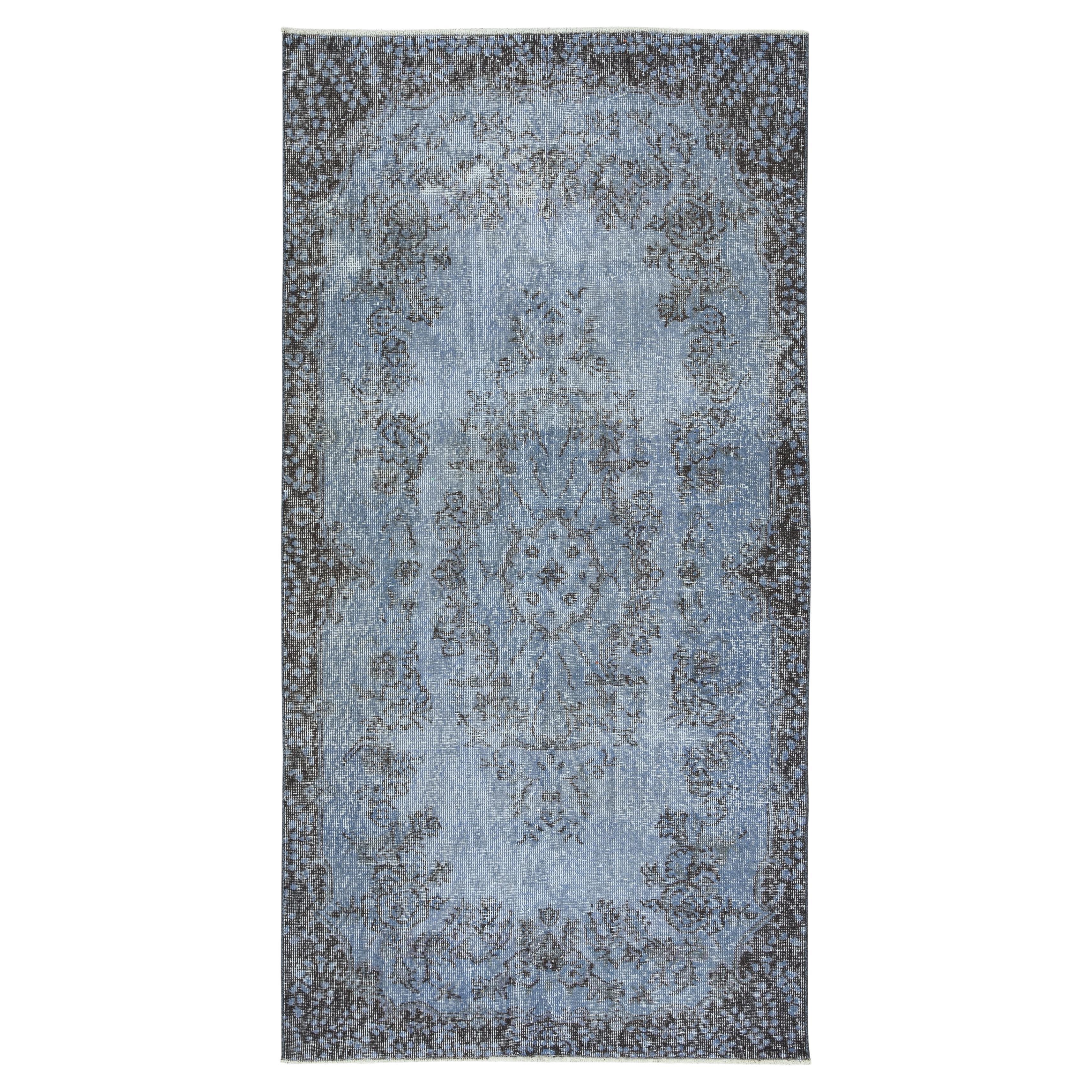 4x7.5 Ft Light Blue Accent Rug for Modern Home and Office, Turkish ...