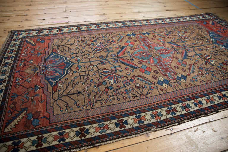 Vintage Fine Kurdish Hamadan Rug For Sale at 1stDibs
