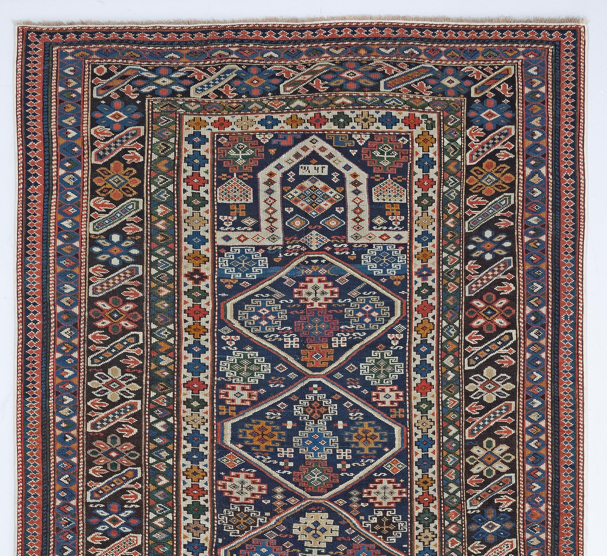 Antique Caucasian Shirvan Chichi Rug, Late 19th Century For Sale at 1stDibs