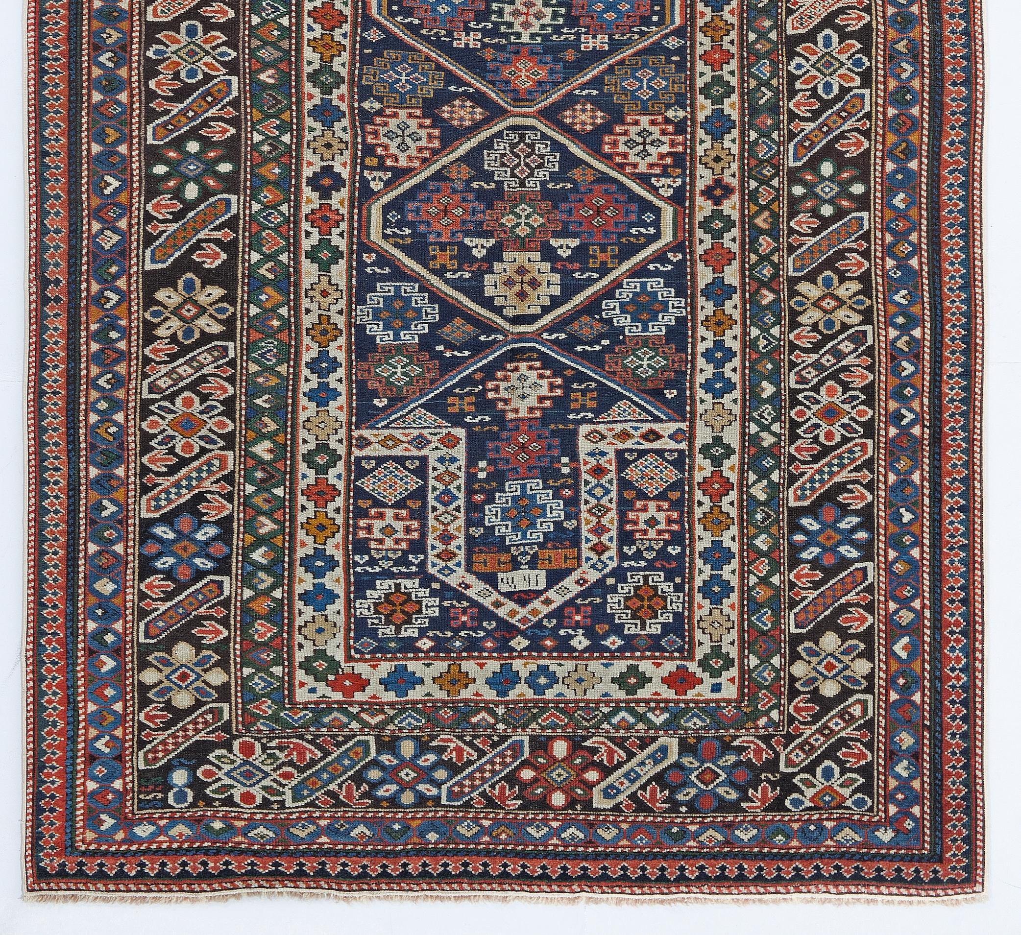 Antique Caucasian Shirvan Chichi Rug, Late 19th Century For Sale at 1stDibs